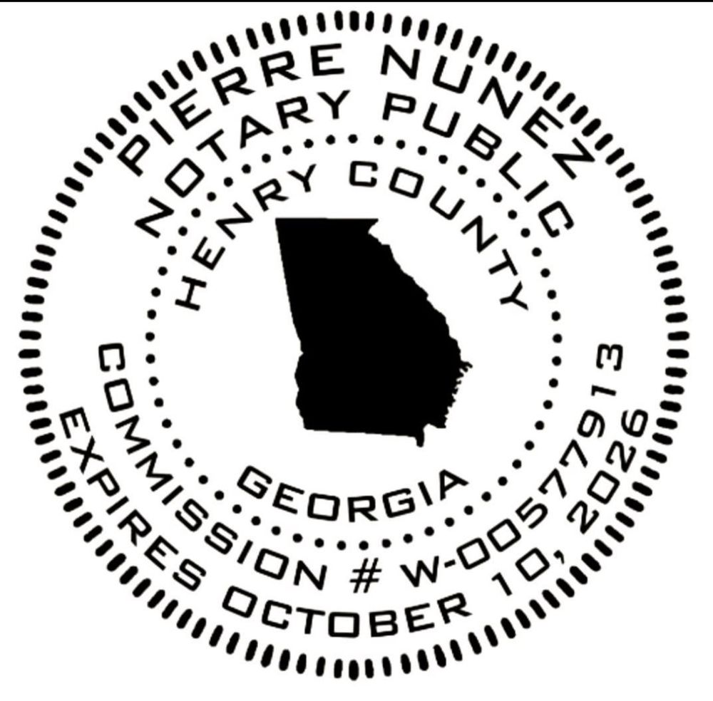 PIERRE NUNEZ NOTARY PUBLIC - Updated January 2025 - Rex, Georgia ...