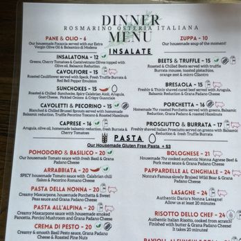 ROSMARINO OSTERIA ITALIANA - Updated March 2025 - 649 Photos & 483 ...