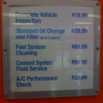 Firestone oil change price store