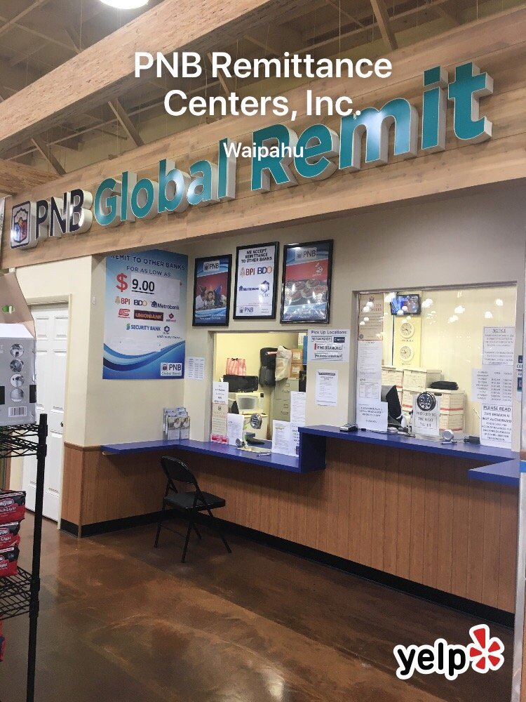 PNB REMITTANCE CENTERS - Updated August 2025 - 94 - 050 Farrington Hwy ...