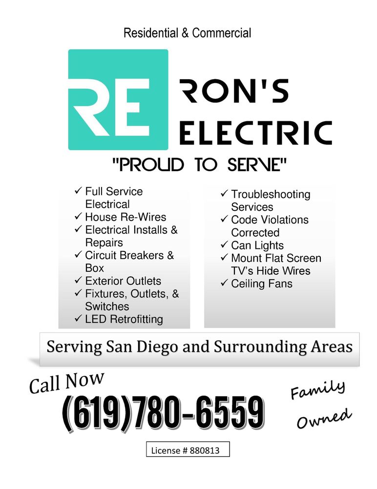 Ron’s Electric - Updated September 2025 - San Diego, California ...