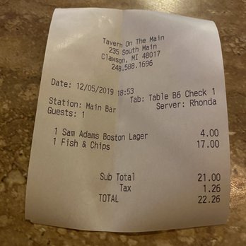 TAVERN ON THE MAIN - Updated March 2025 - 122 Photos & 143 Reviews ...