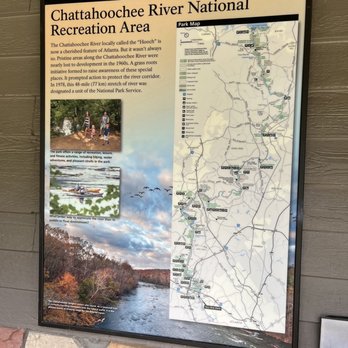 Chattahoochee River National Recreation Area Map