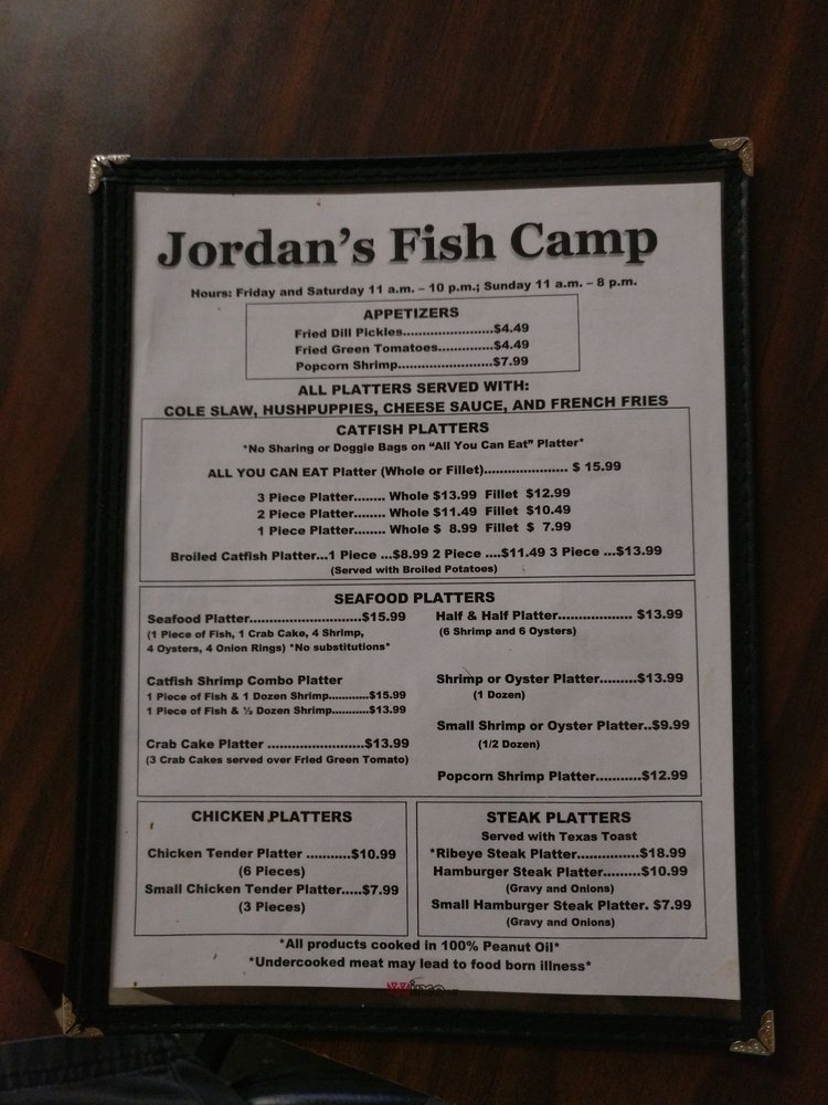 JORDAN’S FISH CAMP - 15 Photos & 19 Reviews - 694 Hwy 45 S, State Line ...