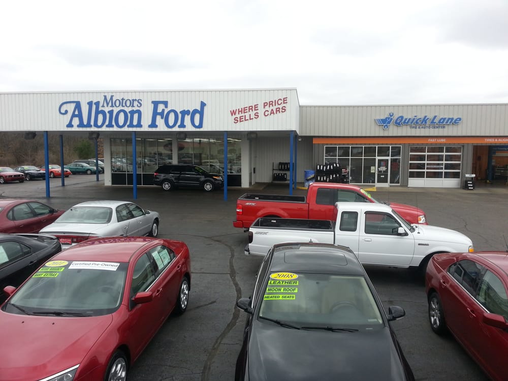 ALBION MOTORS FORD 【1411 N Eaton, Albion, Michigan】 Car Dealers - Phone ...