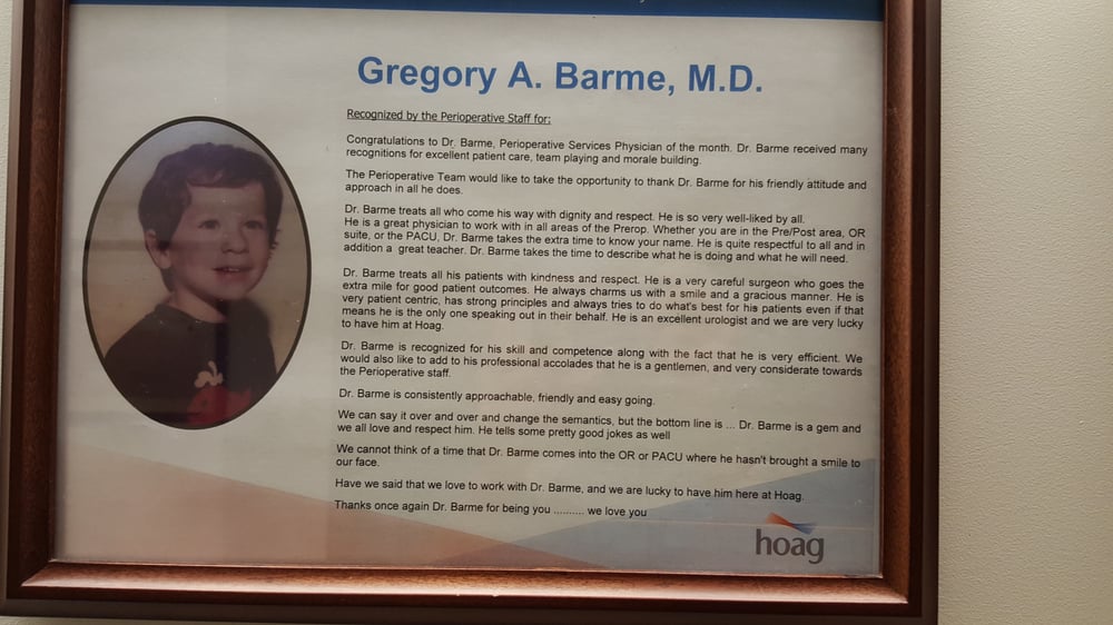 GREG BARME, MD - Updated March 2026 - 45 Reviews - 2999 Regent St ...