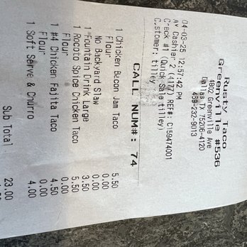 RUSTY TACO - Updated December 2025 - 201 Photos & 555 Reviews - 4802 ...