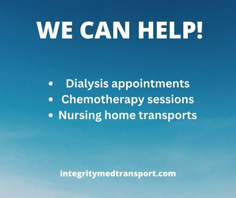 INTEGRITY MEDICAL TRANSPORTATION - Updated December 2025 - 10 Photos ...
