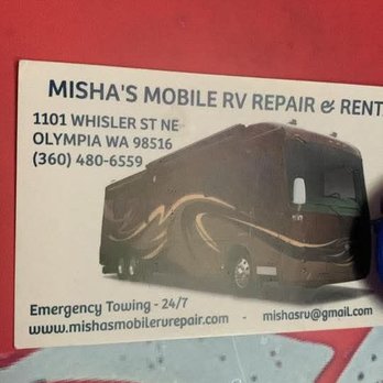 MISHA’S MOBILE RV REPAIR - Updated November 2025 - 27 Reviews - Olympia ...