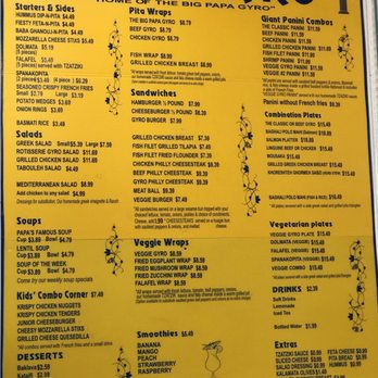 BIG PAPA GYRO - Updated January 2026 - 134 Photos & 277 Reviews - 4925 ...