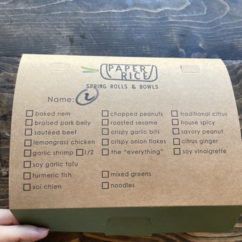 PAPER RICE - SPRING ROLLS & BOWLS - 711 Photos & 663 Reviews - 20 E ...
