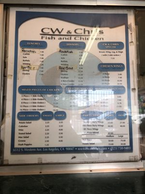 CW & CHRIS FISH AND CHICKEN - 132 Photos & 245 Reviews - 6512 S Western ...
