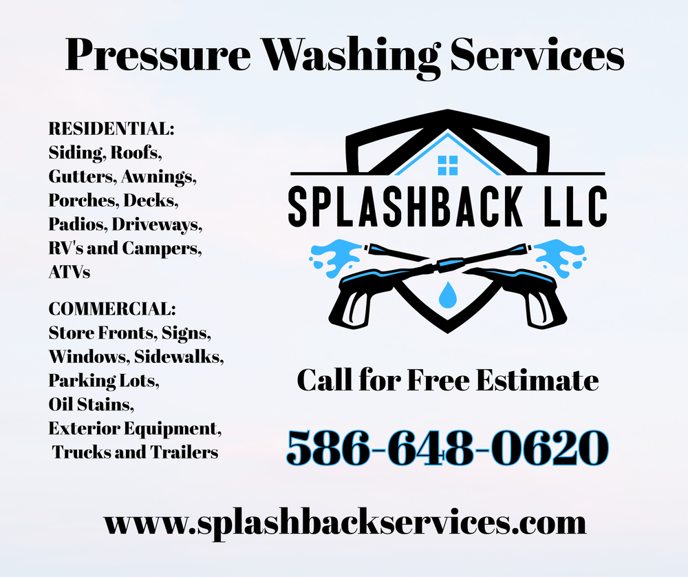 SPLASHBACK - Updated July 2025 - Request a Quote - Macomb, Michigan ...