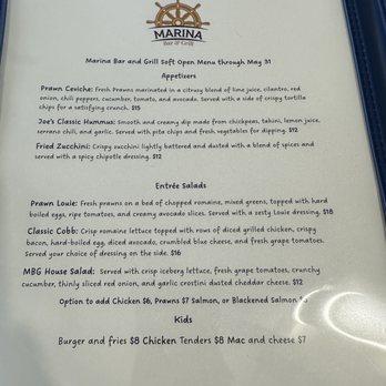 MARINA BAR & GRILL - Updated July 2024 - 144 Photos & 88 Reviews - 5879 ...