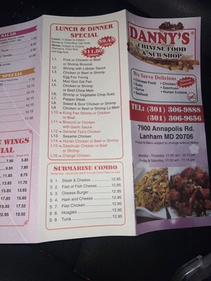 DANNY’S CHINESE FOOD CARRYOUT - Updated August 2025 - 12 Photos - 2834 ...