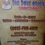 BIG BOYS ORIGINAL SMOKEHOUSE - 103 Photos & 127 Reviews - Smokehouse ...