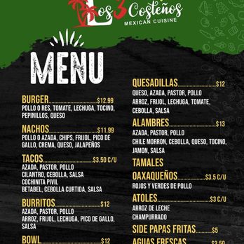 LOS 3 COSTEÑOS - Updated October 2025 - 4920 N Broadway, Crystal ...