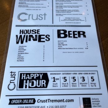 CRUST - Updated July 2025 - 271 Photos & 291 Reviews - 2258 Professor ...