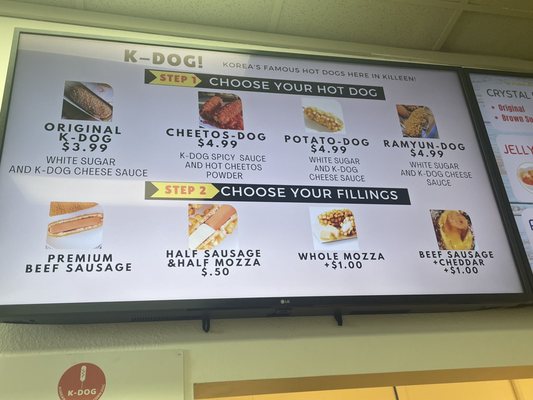K-DOG - 501 W Stan Schlueter Lp, Killeen, TX - Menu - Yelp