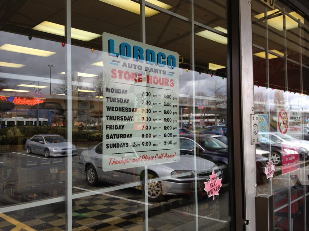 LORDCO AUTO PARTS - CLOSED - Updated December 2024 - 5355 No 3 Road ...