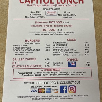 CAPITOL LUNCH - Updated January 2025 - 188 Photos & 206 Reviews - 510 ...