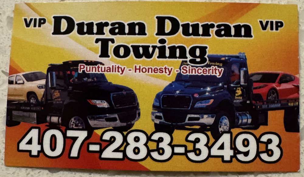 DURAN DURAN TOWING - Updated December 2025 - 1 S Forsyth Rd, Orlando ...