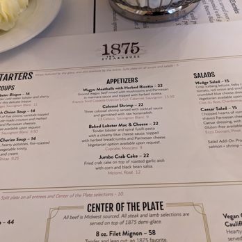 1875: THE STEAKHOUSE - Updated September 2025 - 177 Photos & 155 ...