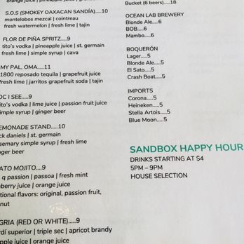 SANDBOX BEACH BAR - Updated October 2025 - 12 Photos - Ashford Ave S/N ...