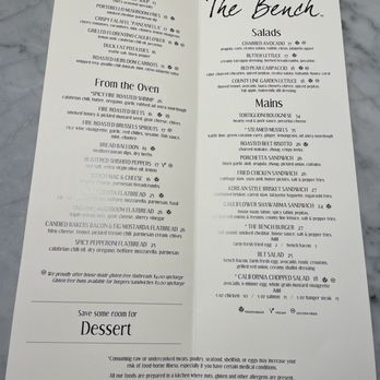 THE BENCH - Updated November 2024 - 1280 Photos & 623 Reviews - 1700 17 ...