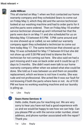 SEARS APPLIANCE REPAIR - Updated May 2026 - 27 Photos & 34 Reviews ...