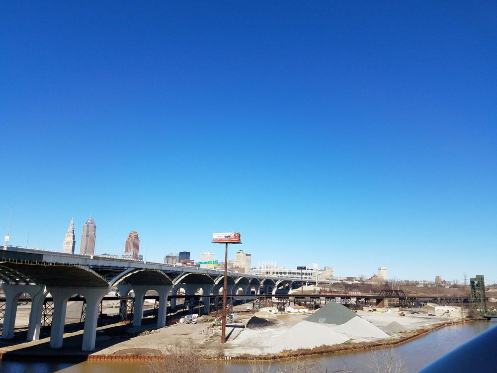 GEORGE V VOINOVICH BRIDGES - Innerbelt Fwy, Cleveland, Ohio - Landmarks ...