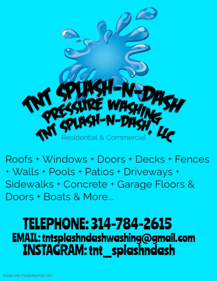 TNT SPLASH-N-DASH - Updated May 2024 - Nevada, Missouri - Pressure ...