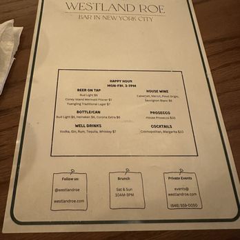 WESTLAND ROE - Updated December 2025 - 62 Photos & 32 Reviews - 174 W ...