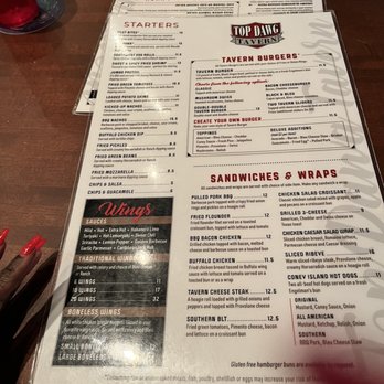 TOP DAWG TAVERN - VILLAGE AT SANDHILLS - Updated May 2024 - 184 Photos ...