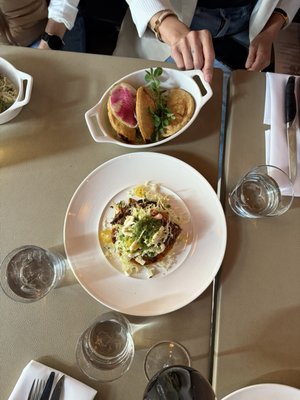 Photo of Toro Bravo - Reno, NV, US. Seafood empanada and sope