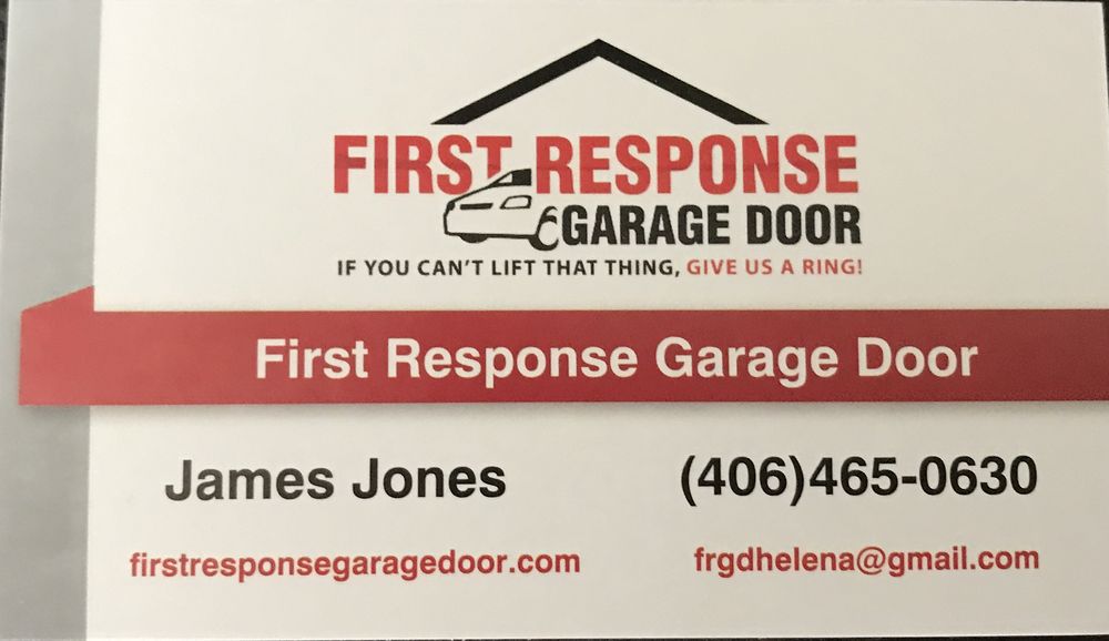 FIRST RESPONSE GARAGE DOOR - Updated October 2025 - Helena, Montana ...