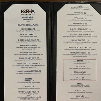 FORMA PASTA - Updated December 2025 - 114 Photos & 47 Reviews - 531 ...