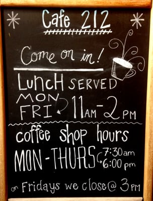 CAFE 212 - Updated August 2024 - 15 Photos & 55 Reviews - 212 W Main St ...