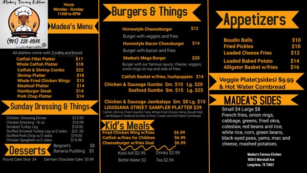 MADEAS FAMOUS KITCHEN - Updated December 2025 - 4401 Gilmer Rd ...