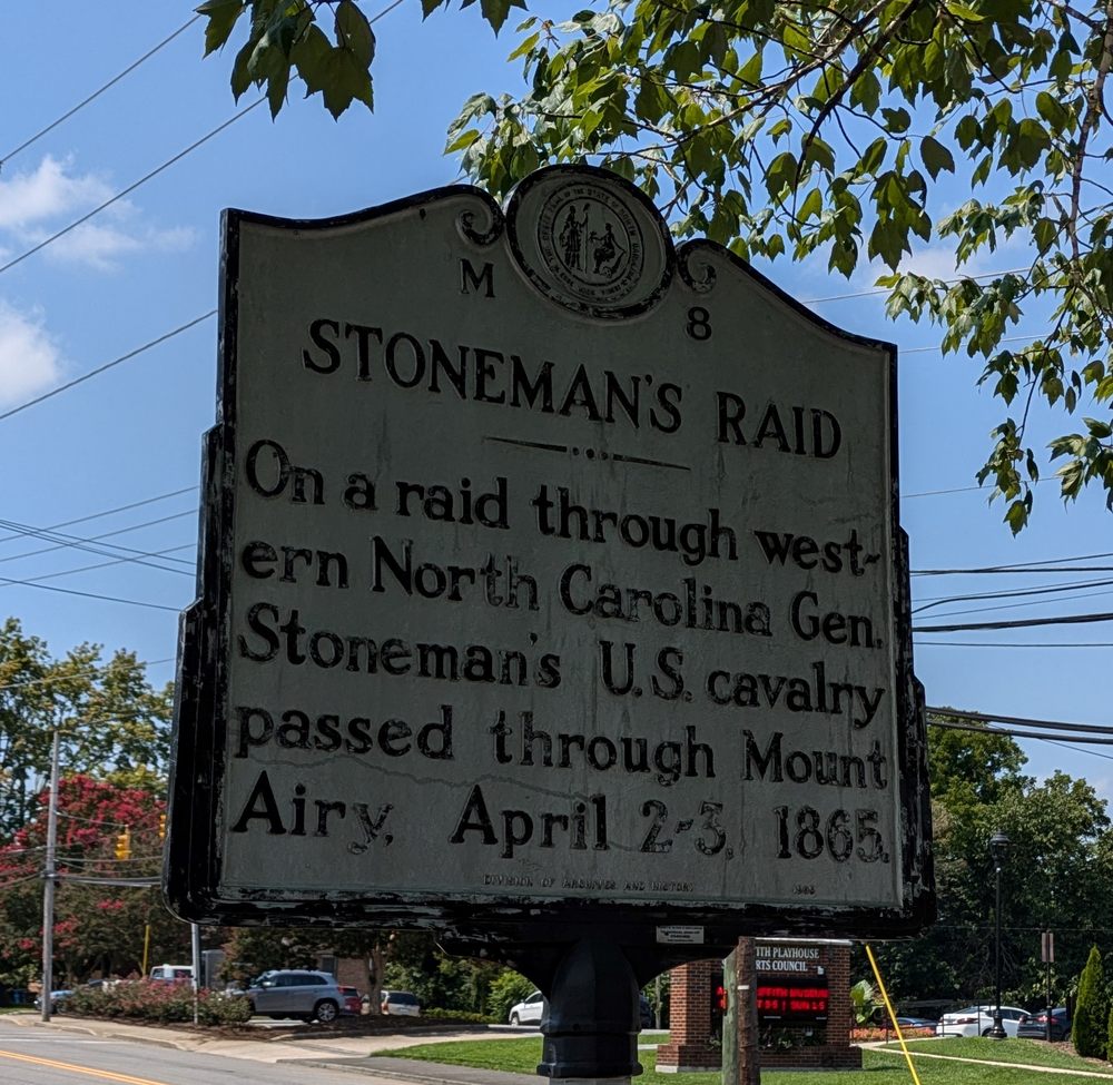 STONEMAN’S RAID HISTORICAL MARKER - Updated October 2025 - 203 Rockford ...