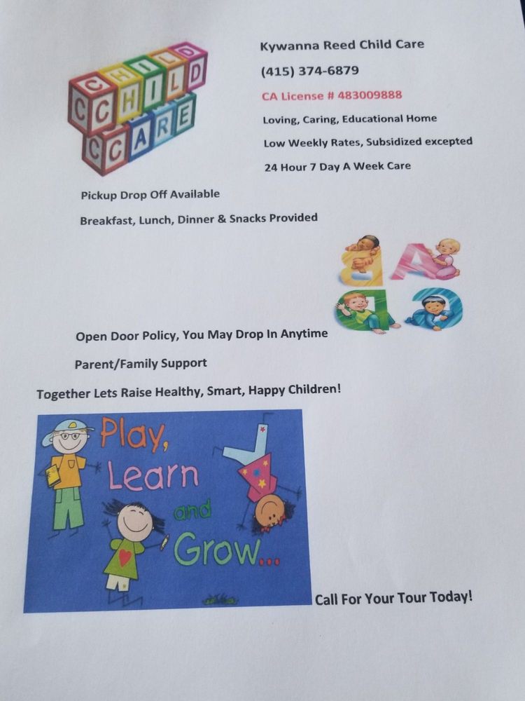 KYWANNA REED CHILD CARE - Updated November 2025 - Vallejo, California ...