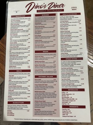 DINO’S DINER - Updated August 2025 - 13 Photos & 14 Reviews - 3027 E ...