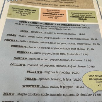 Good Friends Cafe - Reserve Now - Breakfast & Brunch - Updated June ...