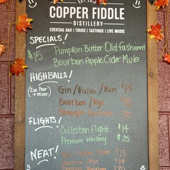 COPPER FIDDLE DISTILLERY - Updated December 2025 - 153 Photos & 100 ...