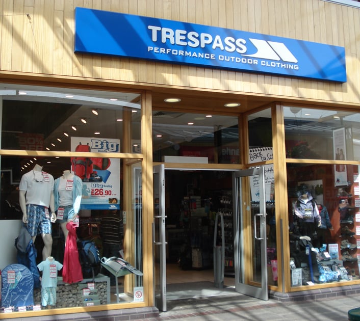 TRESPASS - Bridgend Designer Outlet, Bridgend, United Kingdom - Fashion ...