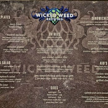 WICKED WEED BREWPUB - Updated July 2025 - 100 Photos & 74 Reviews - 777 ...
