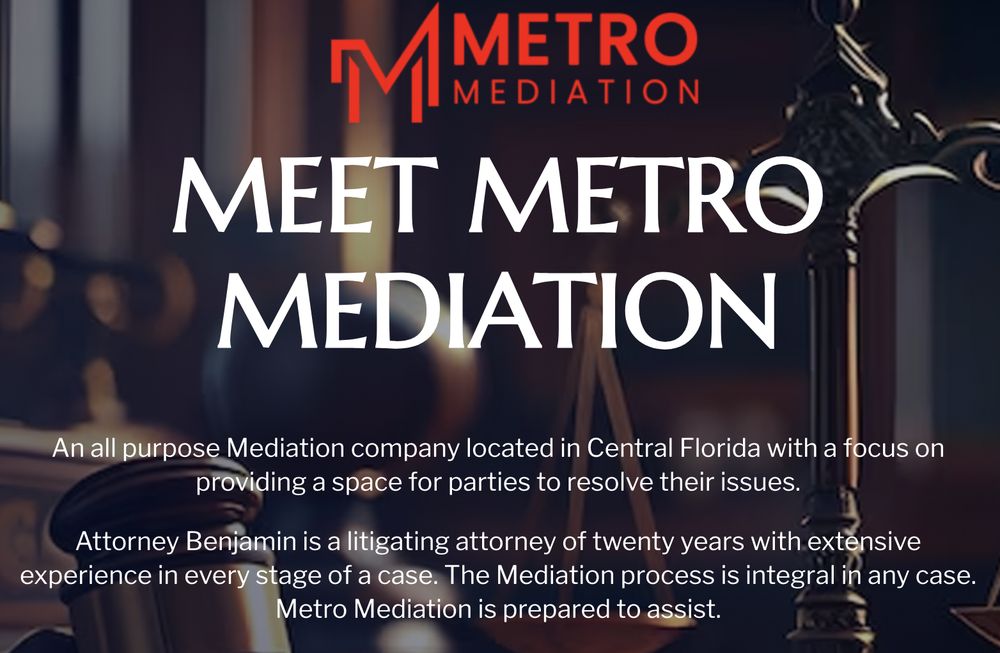 METRO MEDIATION - Updated September 2024 - Request Consultation - 200 E ...