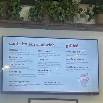DANTE ITALIAN SANDWICH - Updated May 2026 - 56 Photos & 40 Reviews ...