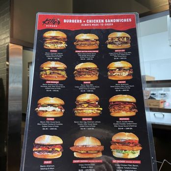 Killer burger near me store