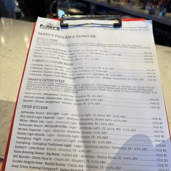 PARRY’S PIZZERIA & TAPHOUSE - Updated August 2024 - 143 Photos & 78 ...